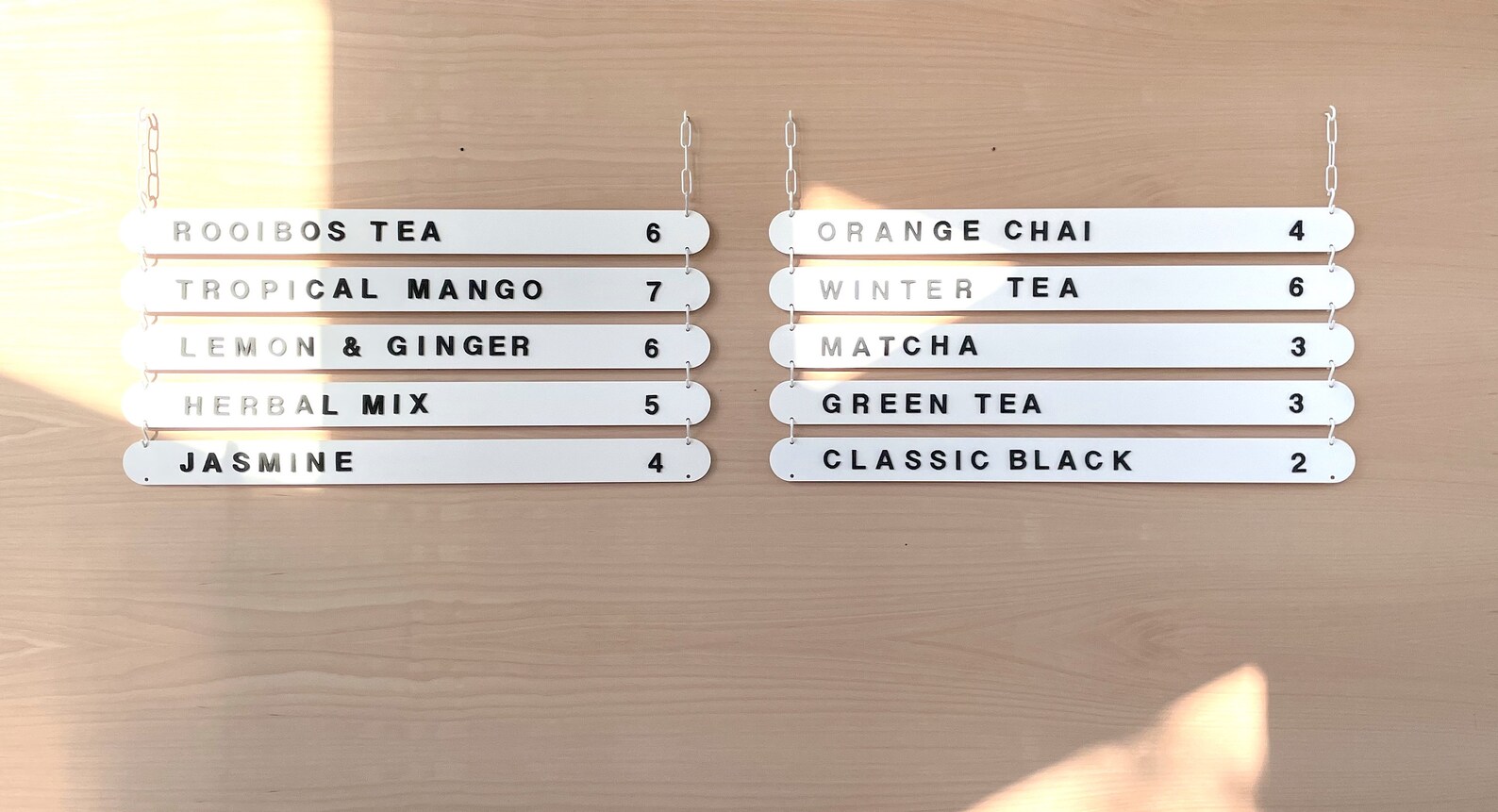 Hanging Menu Sign Magnet Letter Board Cafe Wall Menu Hanging - Etsy