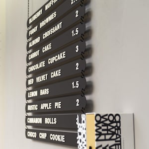 Hanging Menu Sign, Magnet Letter Board Cafe Wall Menu, Hanging Cafe ...
