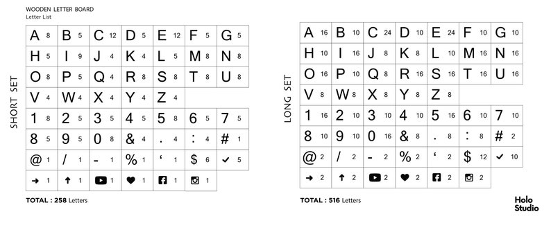 Letter Tiles Only Extra Set of Letter Tiles With White - Etsy