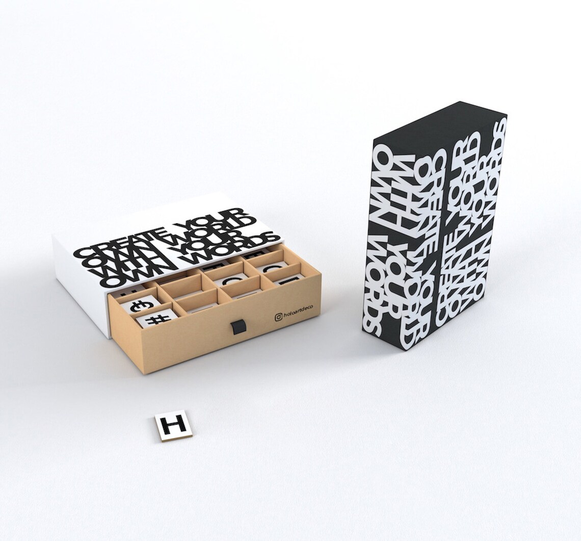 Letter Tiles Only Extra Set of Letter Tiles With White - Etsy UK