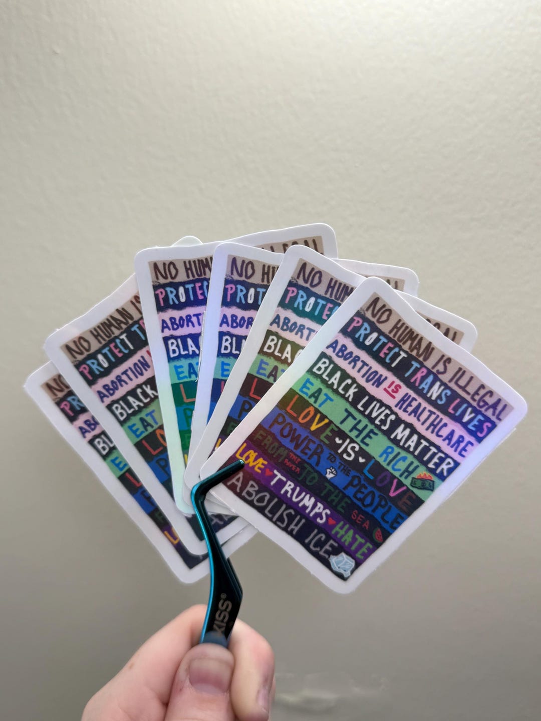 Protest Sign Sticker - Etsy