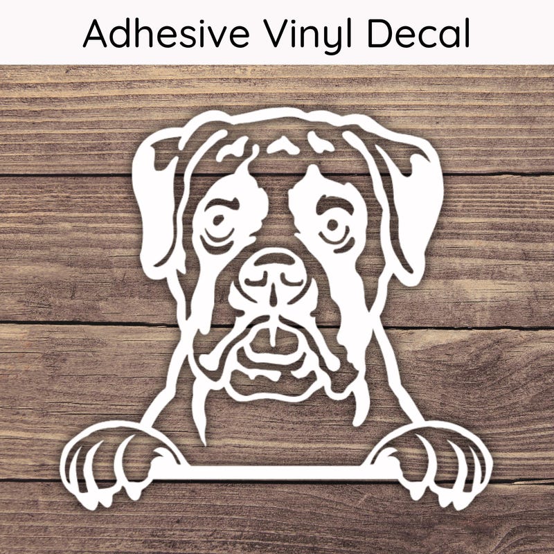 Boxer Dog Decal - Etsy