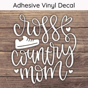 Cross Country Mom Decal Design 2, Cross Country Decal, Cross Country ...