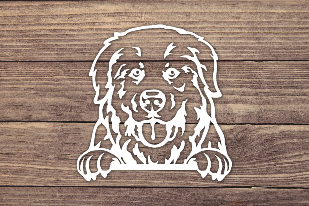 Great Pyrenees Peeking Decal, Dog Vinyl Decals, Puppy Bumper Sticker ...