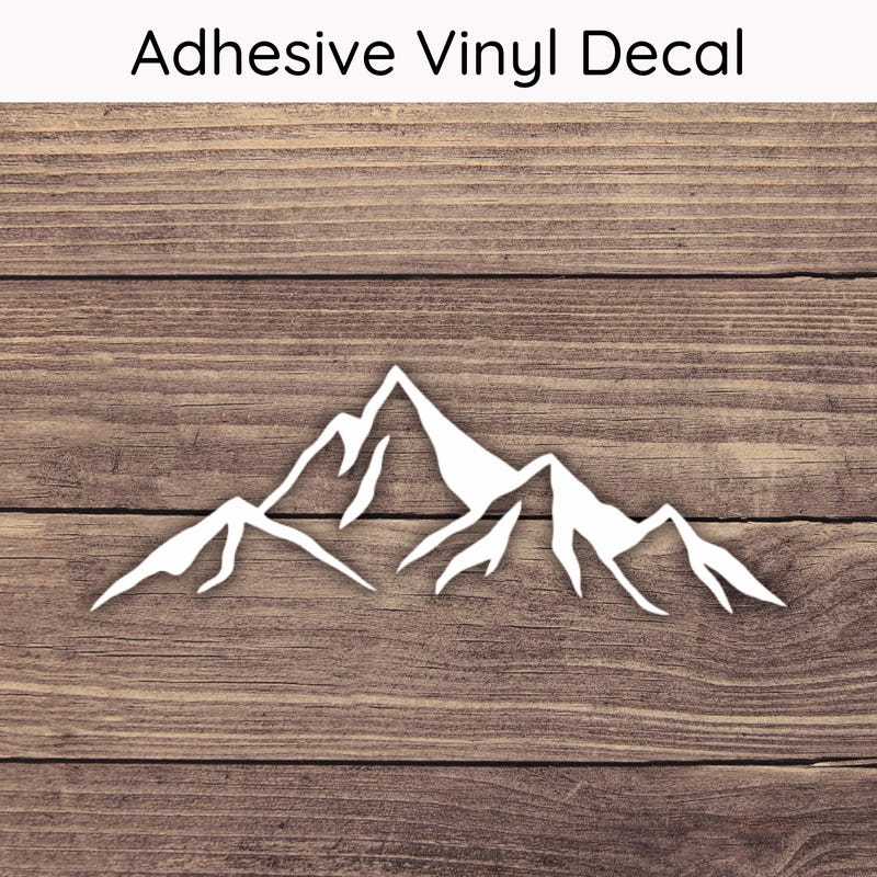 Mountain Decal - Etsy
