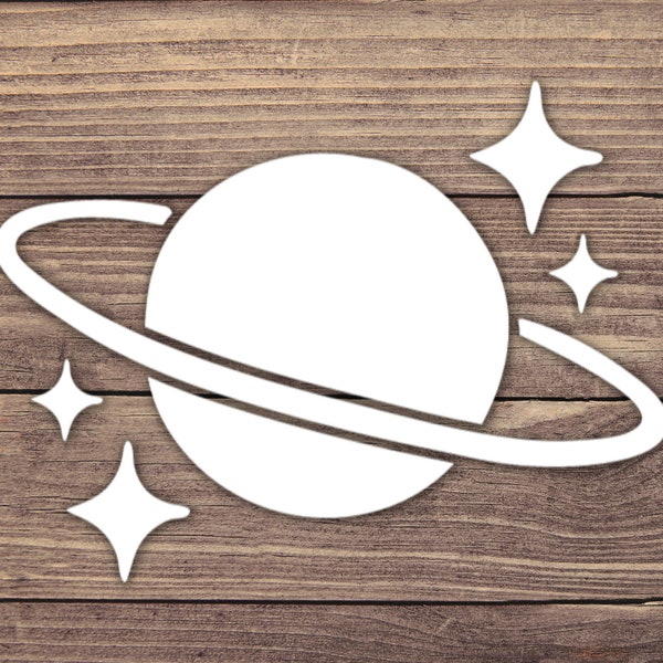 Saturn Car Decal - Etsy
