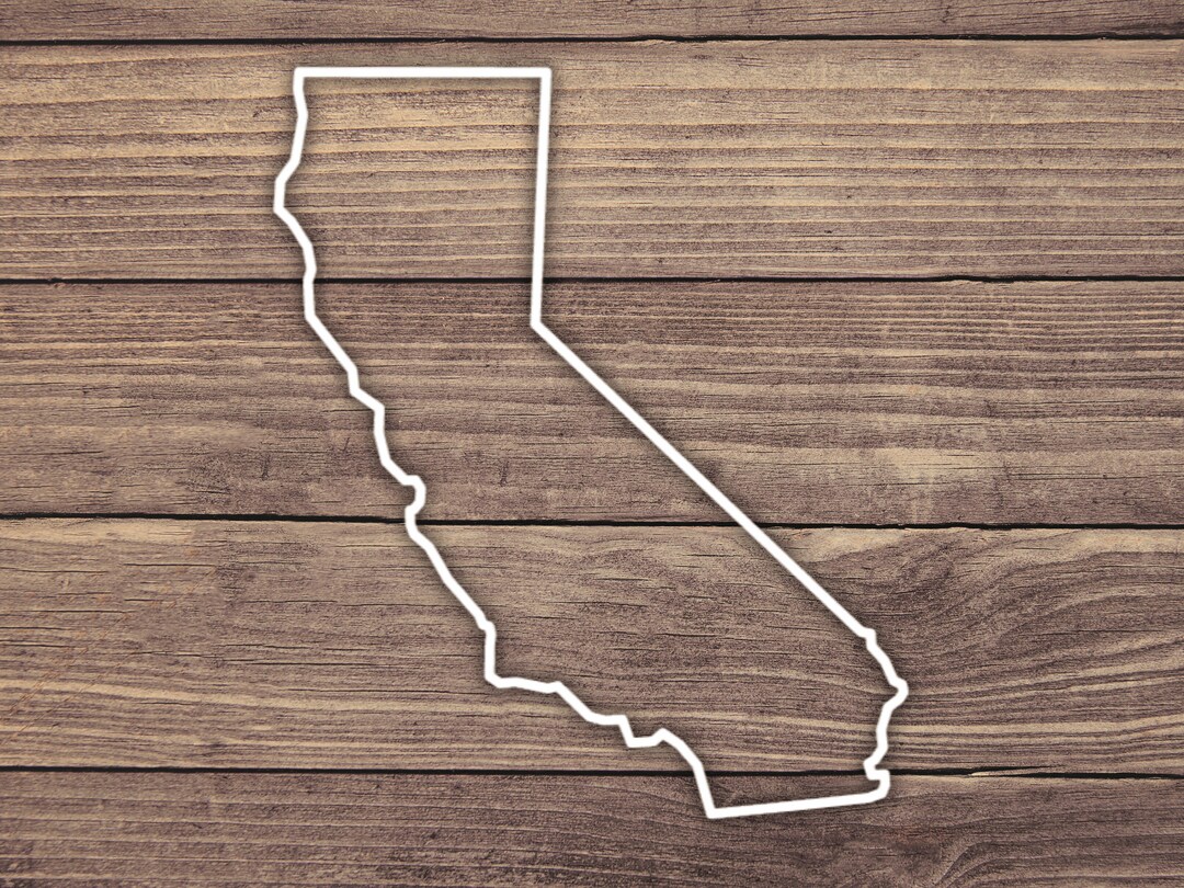 California Outline Decal, California Decal, California Sticker ...