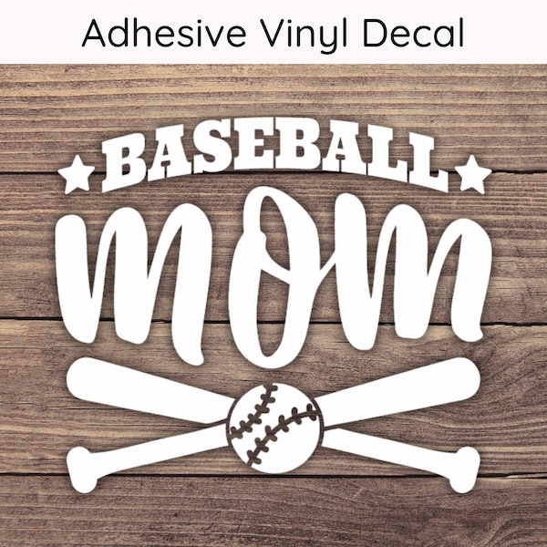Baseball Mom Decal - Etsy