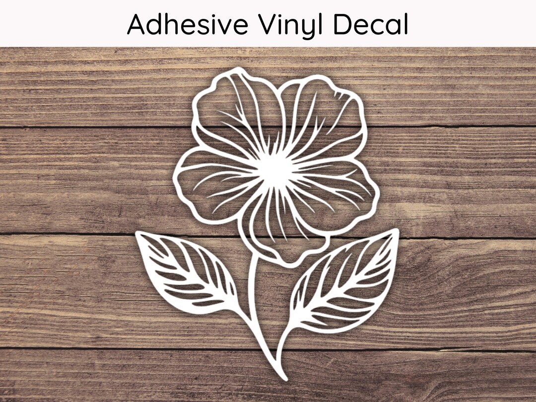 Violet Flower Decal, Violet Decal, Violet Sticker, February Birth Month ...