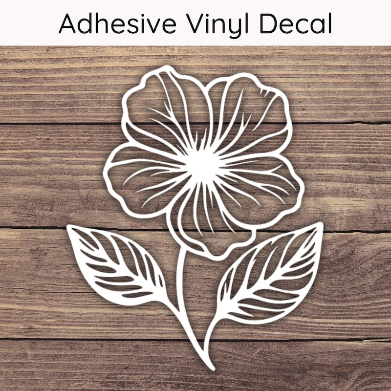Violet Flower Decal - Etsy