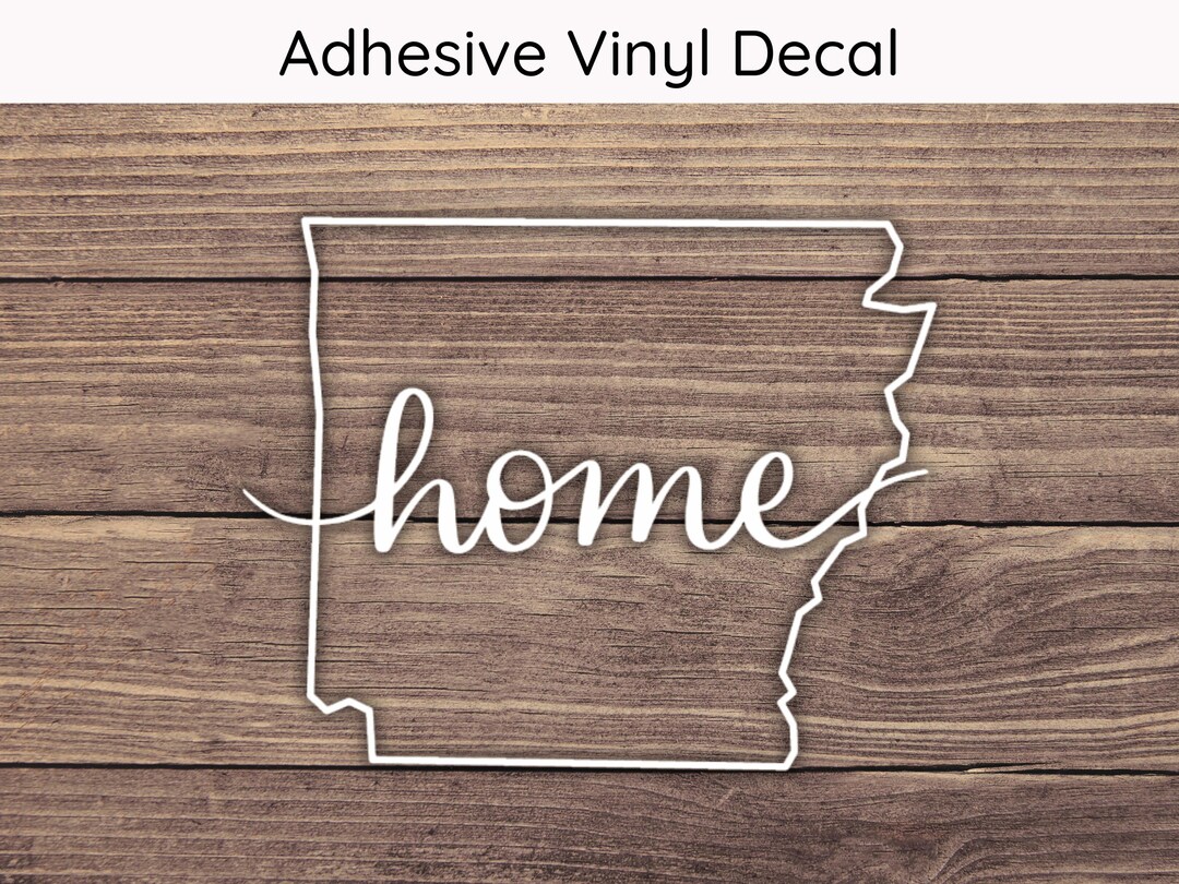 Arkansas Home State Decal Design 1, Arkansas Decal, Arkansas Sticker ...