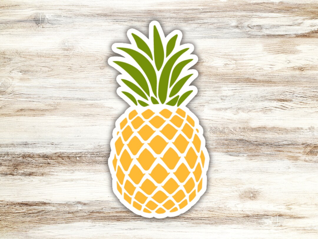 Pineapple Sticker, Tropical Sticker, Cute Fruit Sticker, Citrus Sticker ...