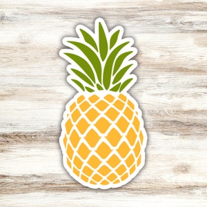 Pineapple Sticker, Tropical Sticker, Cute Fruit Sticker, Citrus Sticker ...
