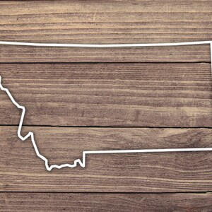 Montana Outline Decal Multiple Sizes Car Decal Bumper - Etsy