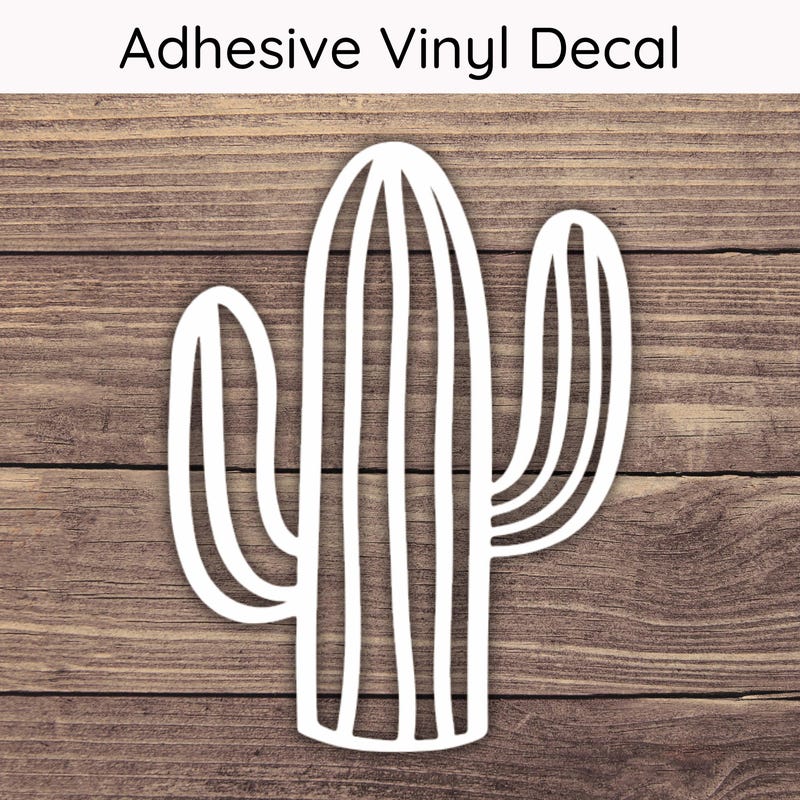 Cactus Decal - Etsy