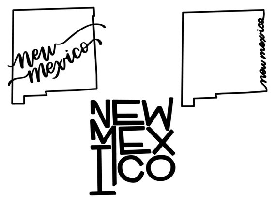 New Mexico State Decal Multiple Sizes Car Decal Bumper | Etsy
