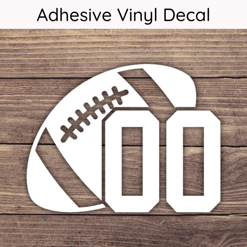 Football Decal - Etsy