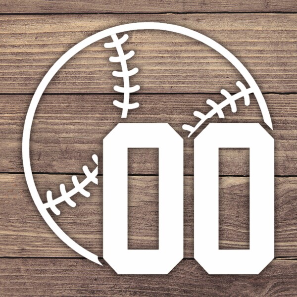 Baseball Decal - Etsy
