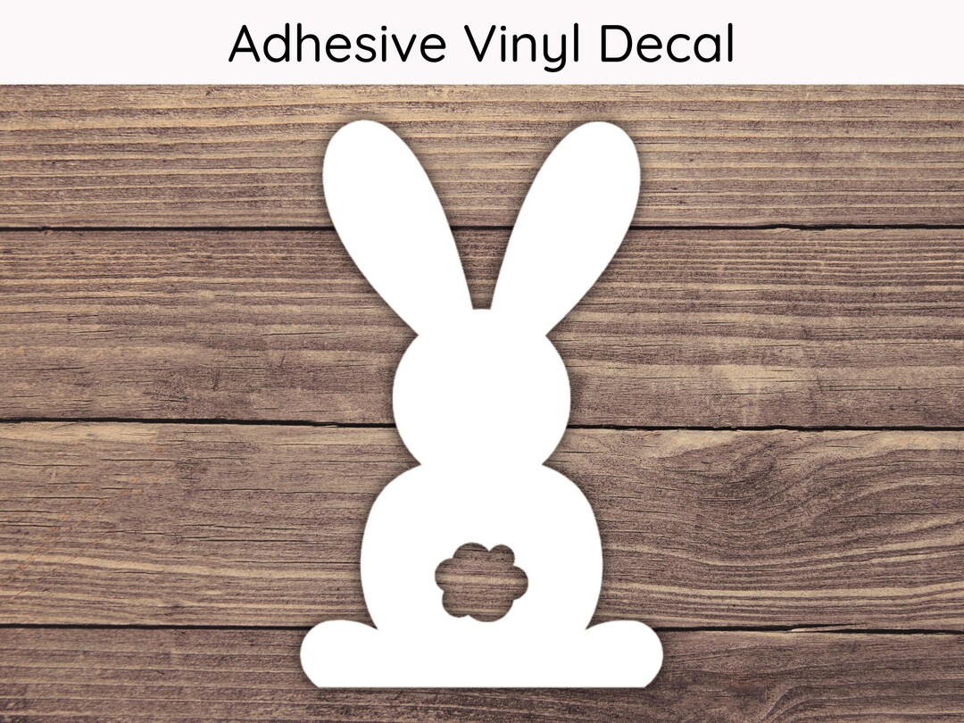 Bunny Decal, Bunny Sticker, Easter Decal, Easter Sticker, Cute Bunny ...