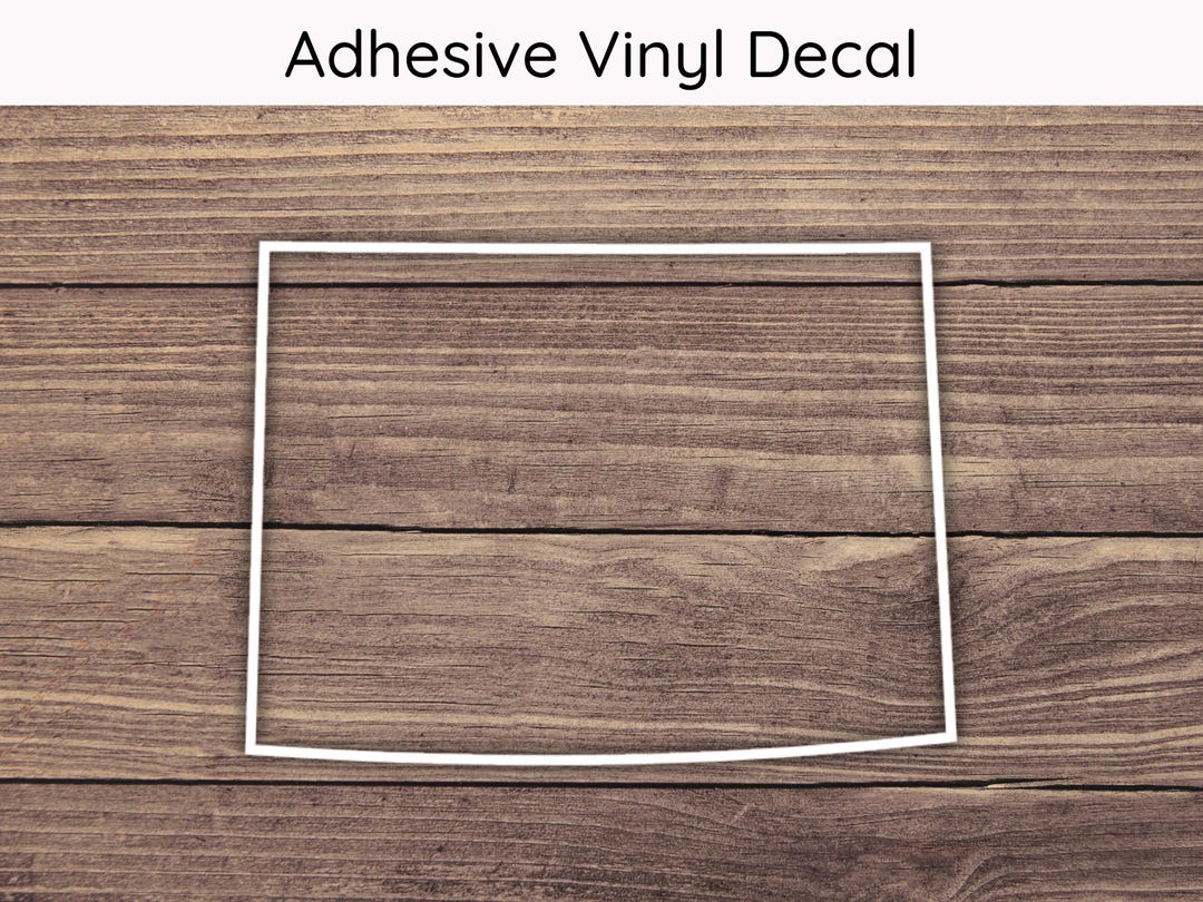 Colorado Outline Decal, Colorado Outline Sticker, Colorado Decal ...