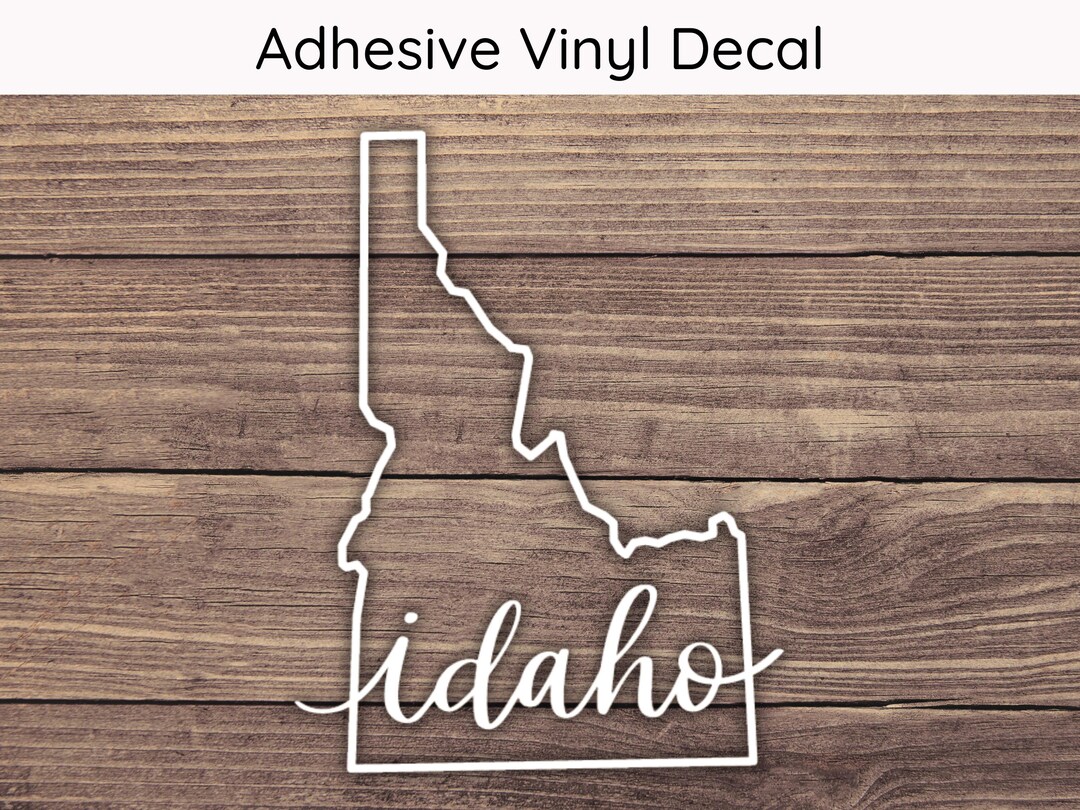 Idaho State Decal Design 1, Idaho Decal, Idaho Home Decal, Idaho State ...
