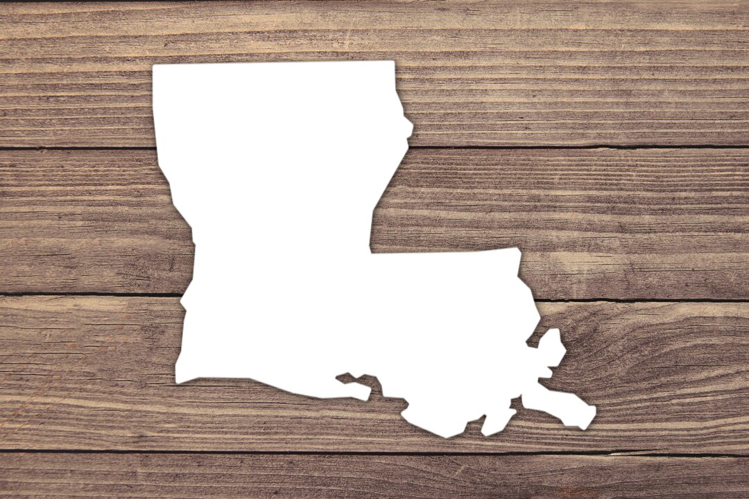 Louisiana Silhouette Decal Multiple Sizes Car Decal, Bumper Sticker ...