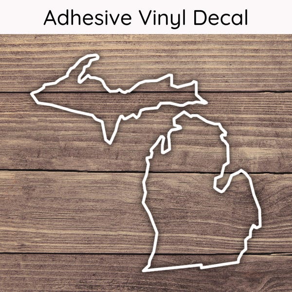 Michigan Car Decal - Etsy