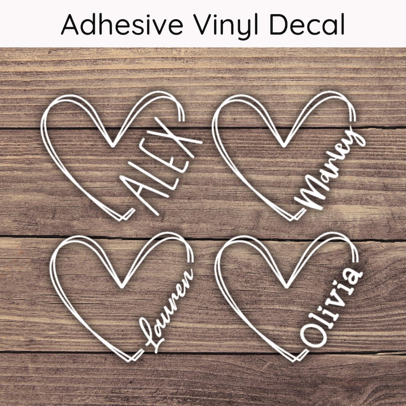 Custom Name Decal - Etsy