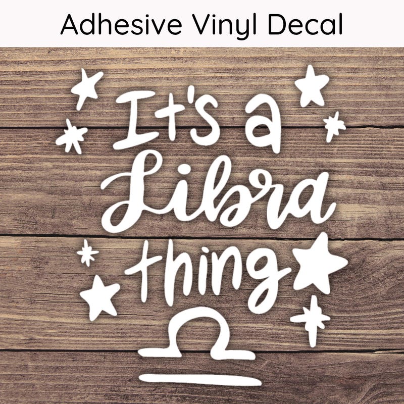 Libra Sticker - Etsy