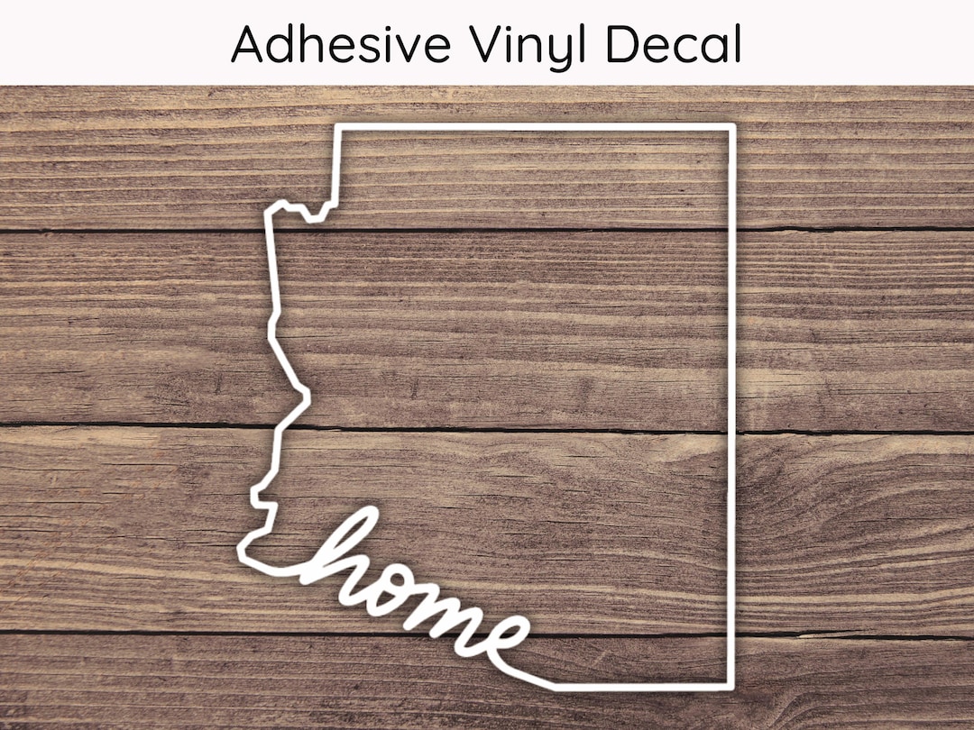 Arizona Home State Decal Design 2 , Arizona Decal, Arizona Sticker, AZ ...