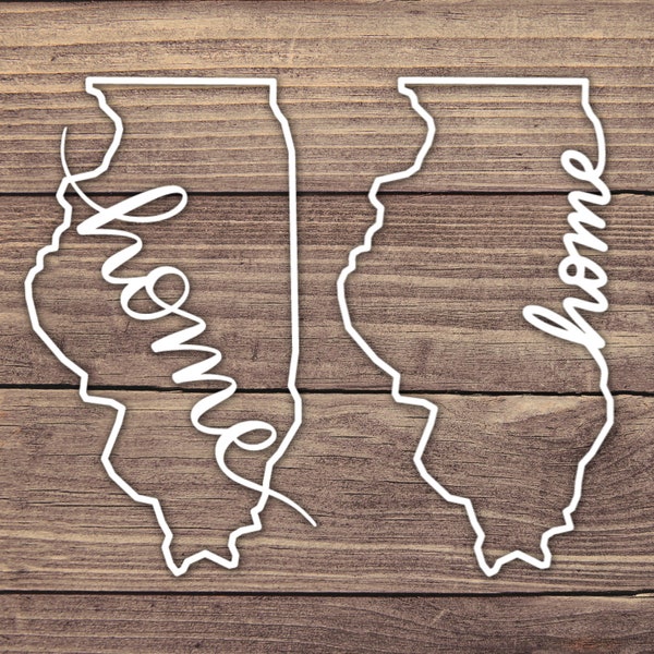 Illinois Decal - Etsy