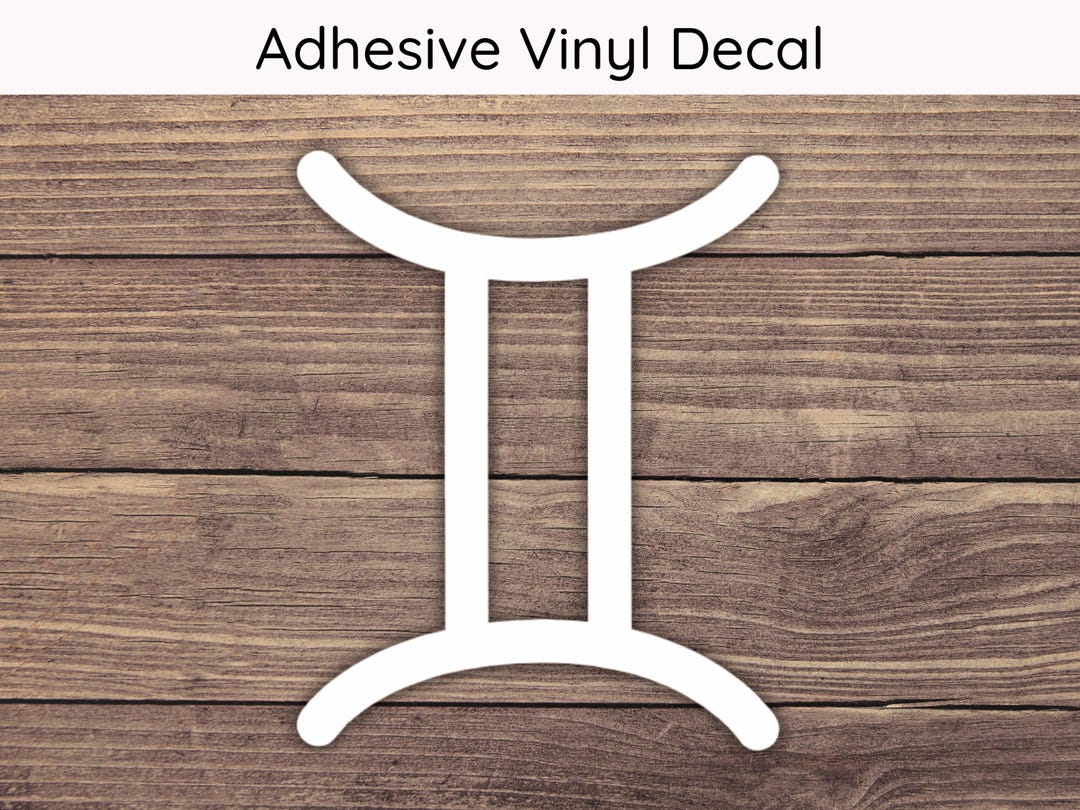 Gemini Zodiac Sign Decal Design 3, Gemini Decal, Gemini Sticker, Zodiac ...