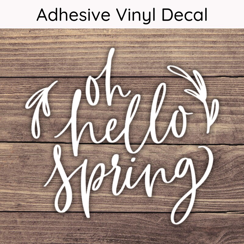 Hello Spring Svg - Etsy