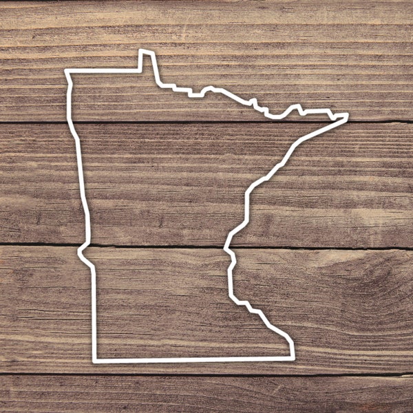 Minnesota Outline - Etsy