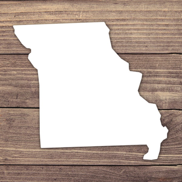 Missouri Silhouette - Etsy