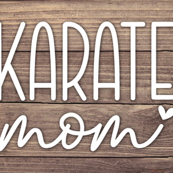 Karate Mom - Etsy