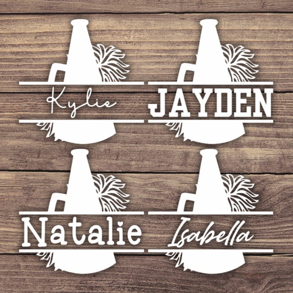 Cheerleader Decal - Etsy
