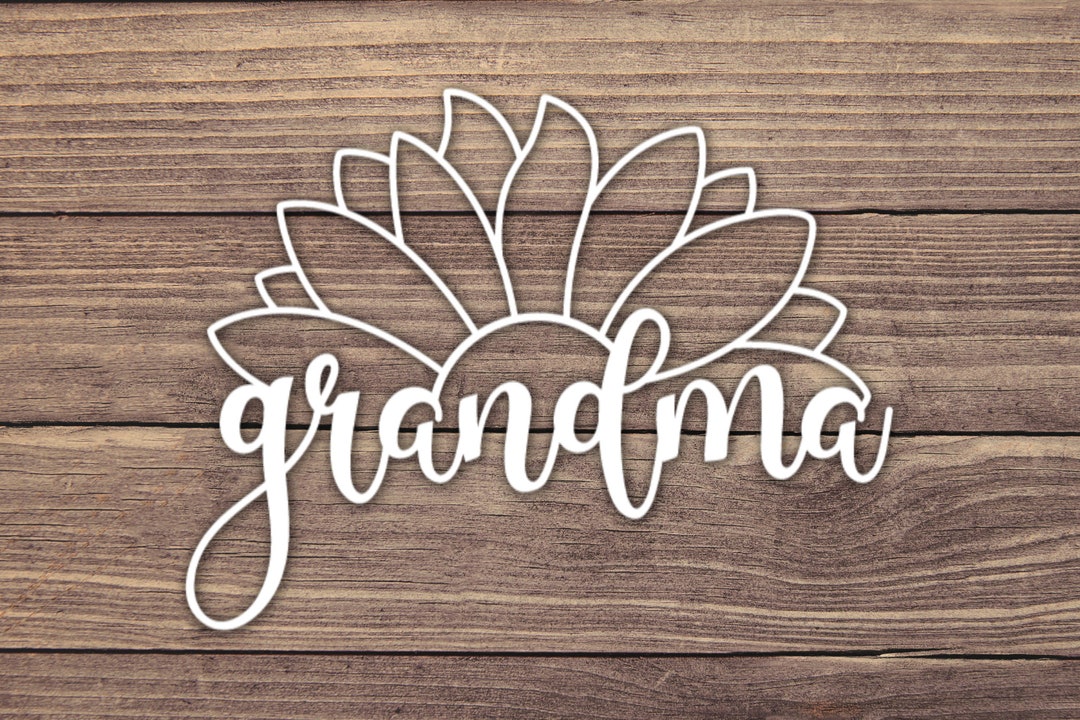 Grandma Sunflower Decal Multiple Sizes Car Decal, Bumper Sticker ...
