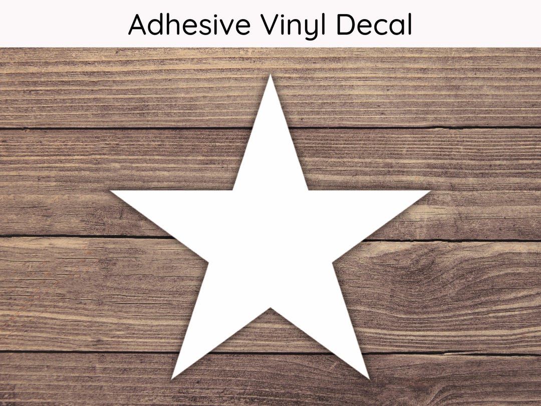 Star Decal Design 1 - Multiple Sizes - Car Decal, Bumper Sticker ...