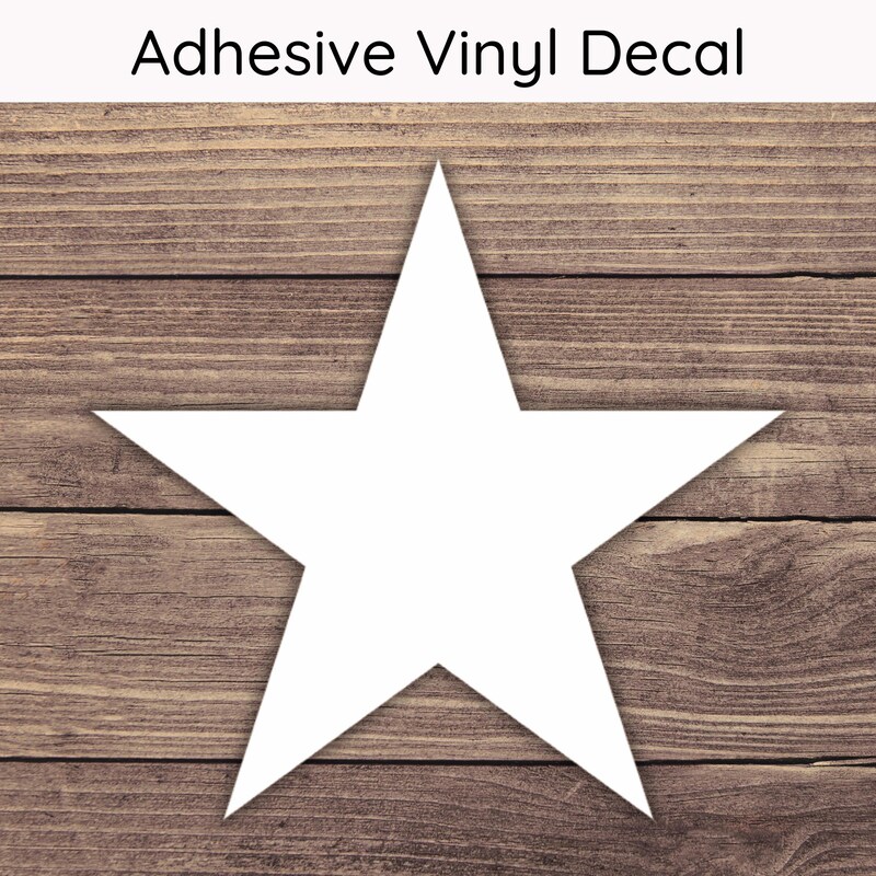 Star Vinyl Decal - Etsy