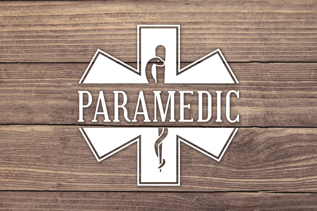 Paramedic Decal Multiple Sizes Car Decal, Bumper Sticker, Laptop ...
