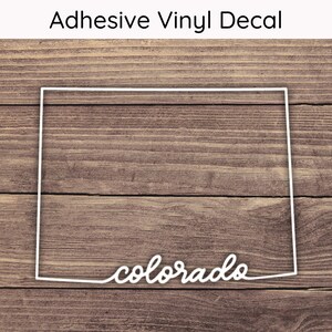 Colorado State Decal Design 2, Colorado State Sticker, Colorado Decal ...