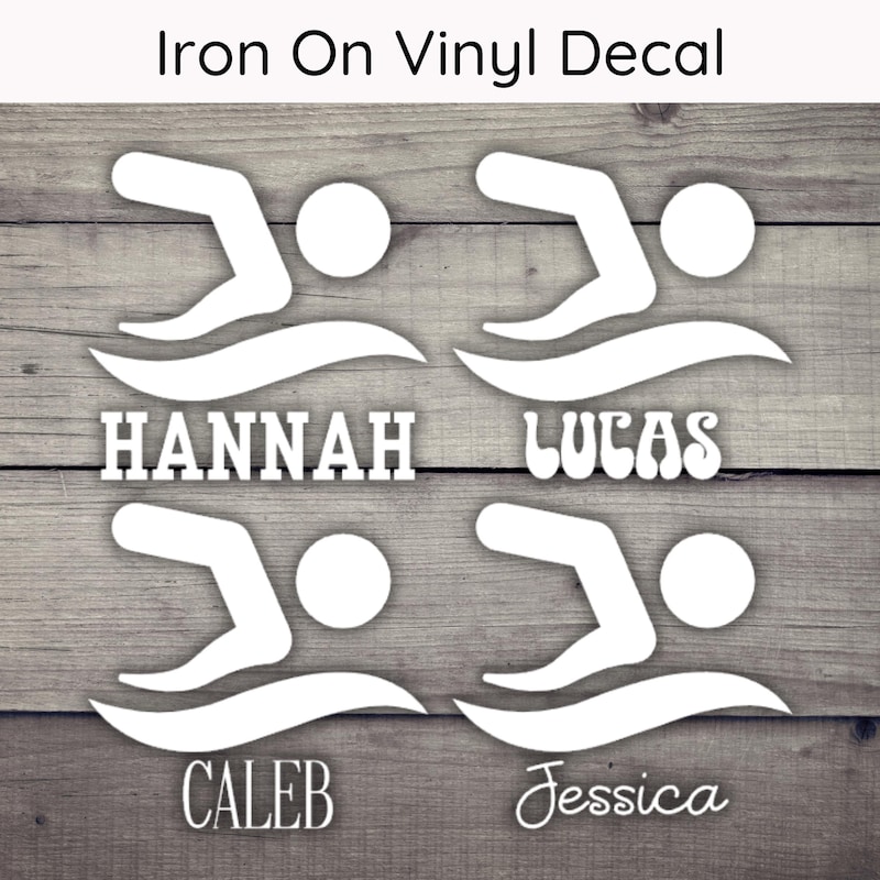 Swimmer Decal - Etsy
