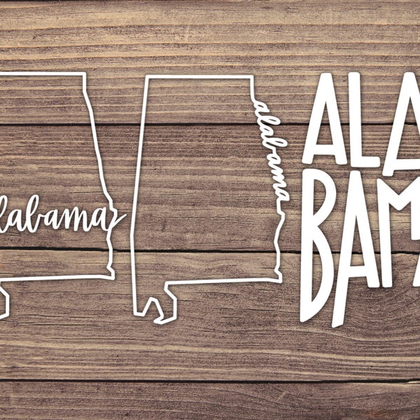 Alabama Decal - Etsy