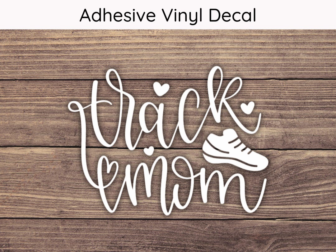 Track Mom Decal Design 2 - Multiple Sizes - Car Decal, Bumper Sticker ...