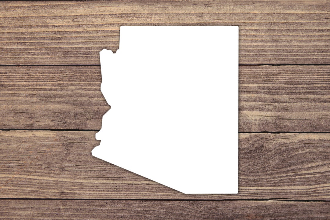 Arizona Silhouette Decal Arizona Decal Arizona Sticker AZ - Etsy