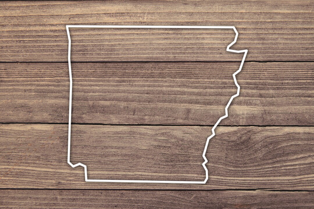 Arkansas Outline Decal Arkansas Decal Arkansas Sticker AR - Etsy