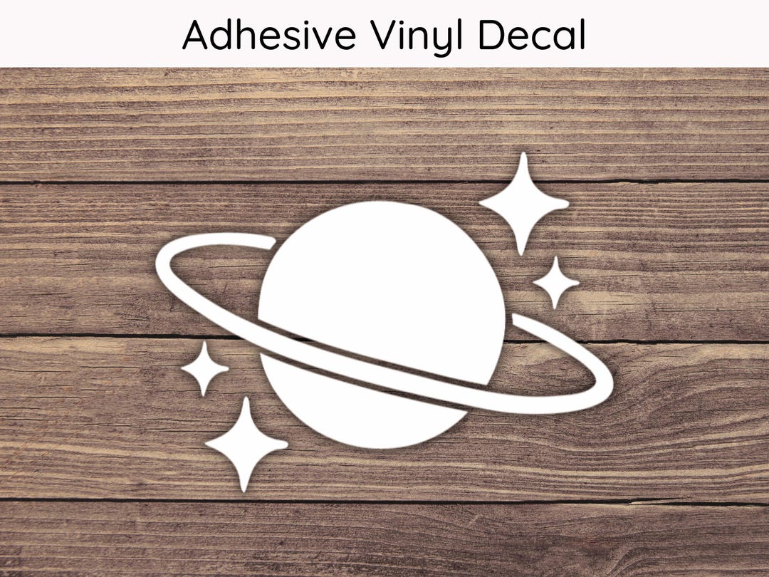 Saturn Decal - Multiple Sizes - Car Decal, Bumper Sticker, Laptop ...