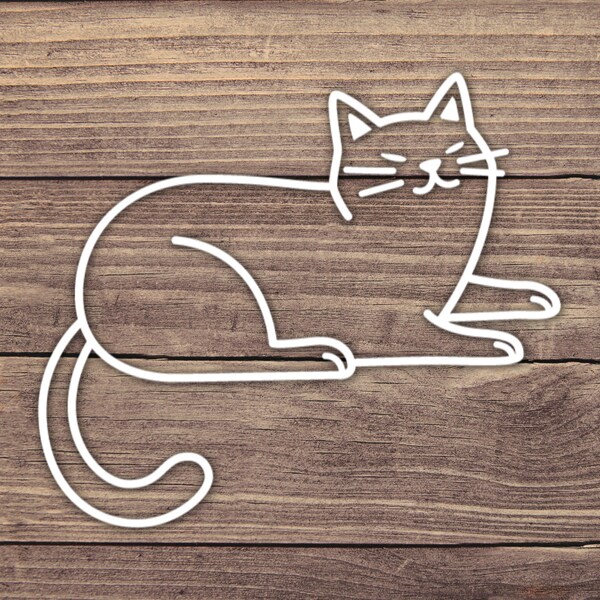 Cat Decal - Etsy