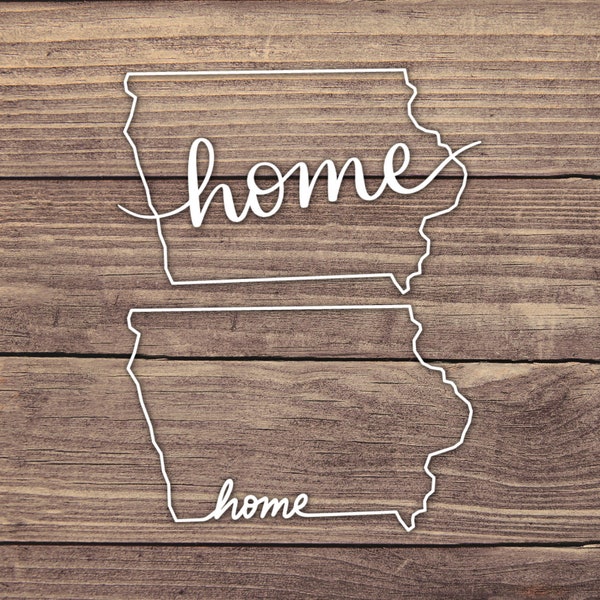 Iowa State Stencil - Etsy